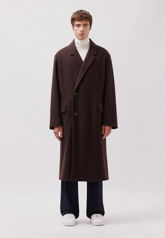 Herren Oversized Mantel braun | Seidensticker