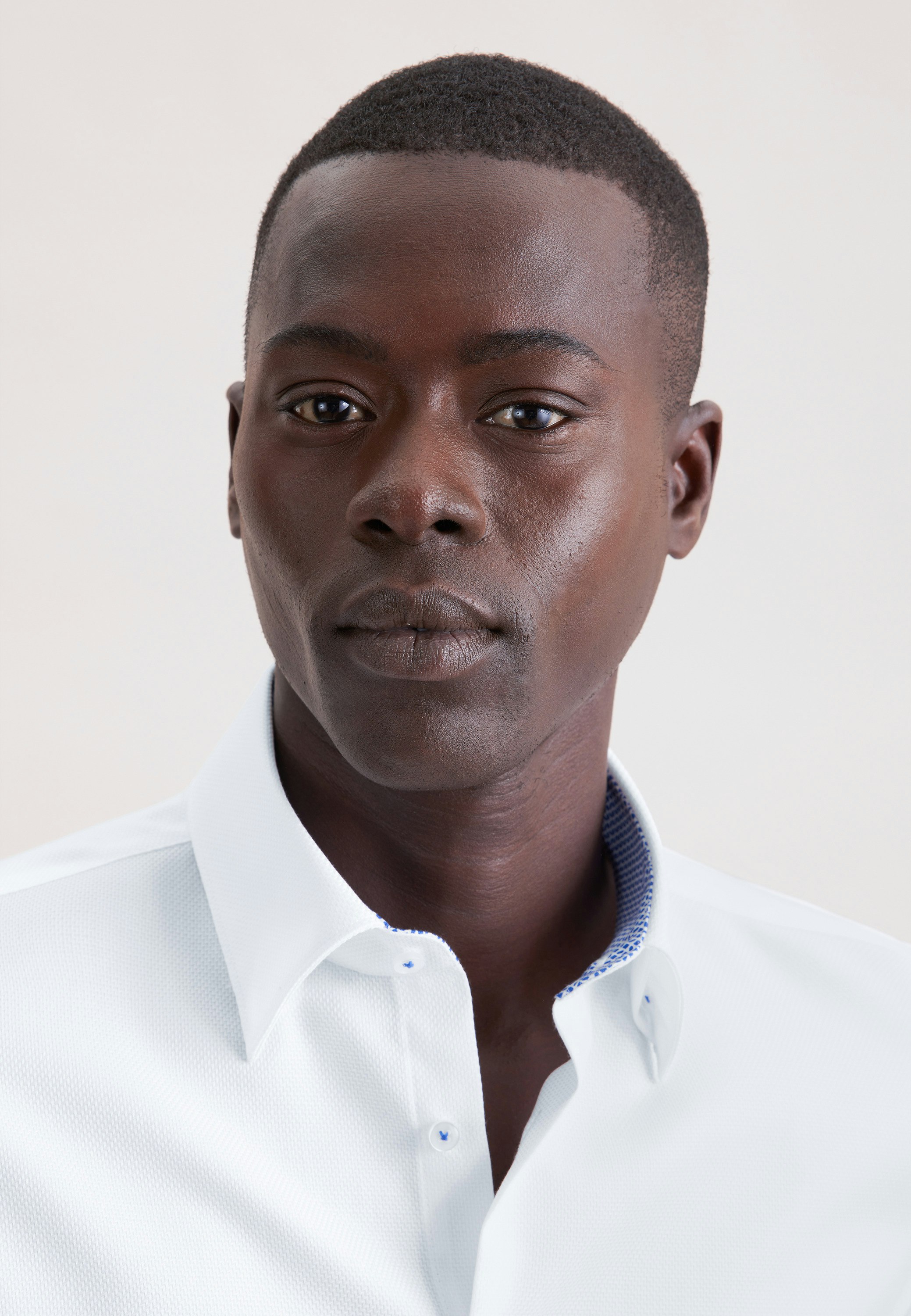 Herren X-Slim Business Hemd Struktur weiß | Seidensticker